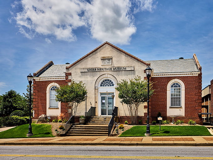 The Greer Heritage Museum preserves the town's textile past in a beautifully restored building. History without the mothballs.