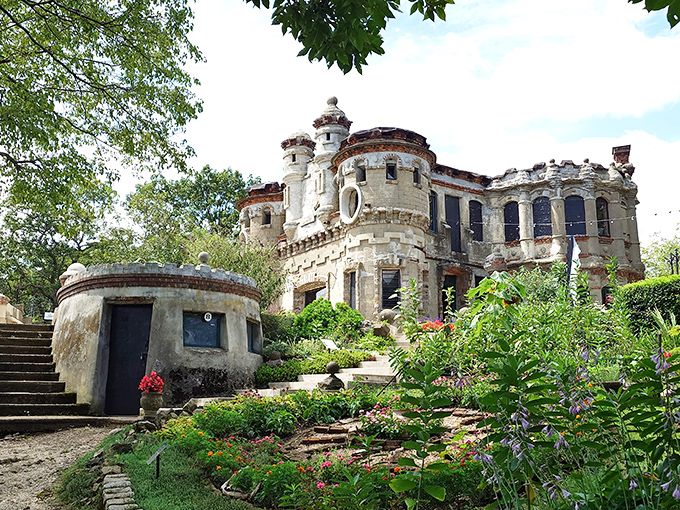 Not your average castle ruins! This whimsical stone structure looks like it was plucked from a European fairy tale and planted in Hudson Valley soil.
