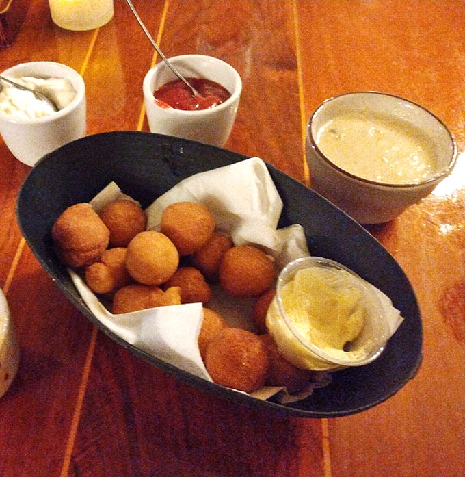 Golden-brown hush puppies that crunch like a perfect autumn leaf&mdash;the South's greatest contribution to the appetizer world.