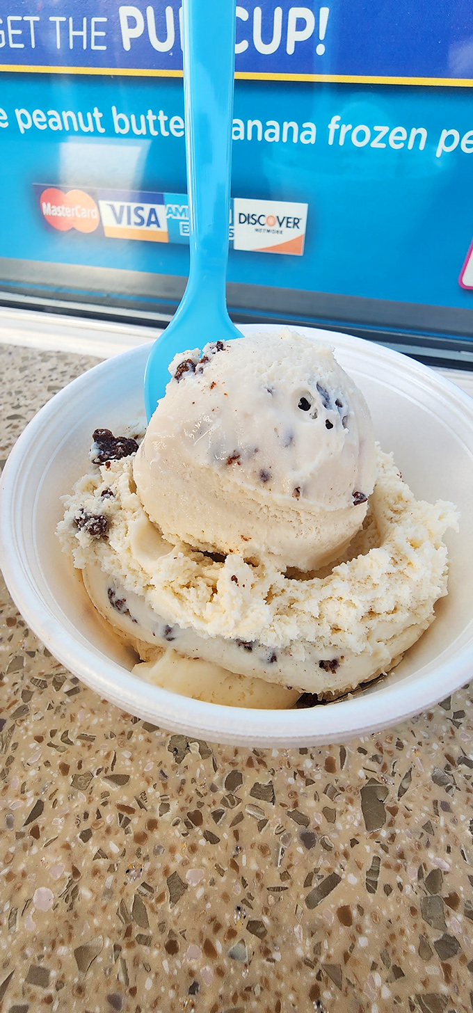 When ice cream meets waffle bowl, angels sing and diet plans mysteriously disappear.