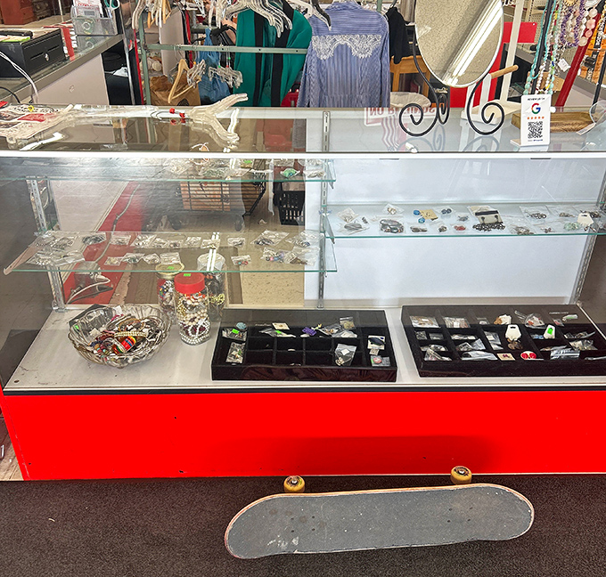 The jewelry counter sparkles with possibilities, because everyone deserves a little shine without the sticker shock.