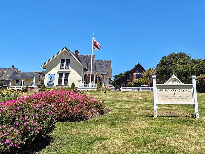 The Kelley House Museum isn't just preserving history&mdash;it's showing off with that perfect white picket fence and garden that would make Martha Stewart swoon.