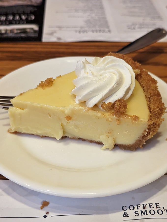 Key lime pie that strikes the perfect balance between tart and sweet&mdash;Florida sunshine transformed into creamy, graham-crackery perfection.