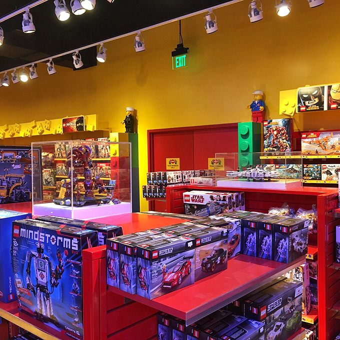 LEGO heaven for collectors young and old. Star Wars sets sit alongside robotics kits&mdash;proving some toys are too good to outgrow.