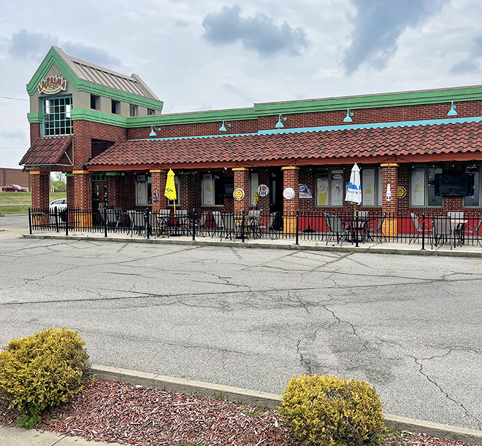 Bright umbrellas and patio seating promise meals where the biggest decision involves choosing between tacos and enchiladas.
