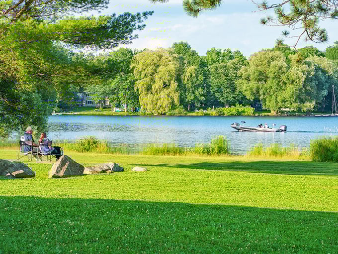 Lake Wassookeag: where "waterfront property" doesn't automatically mean "second mortgage." The perfect backdrop for conversations that don't involve complaining about traffic.