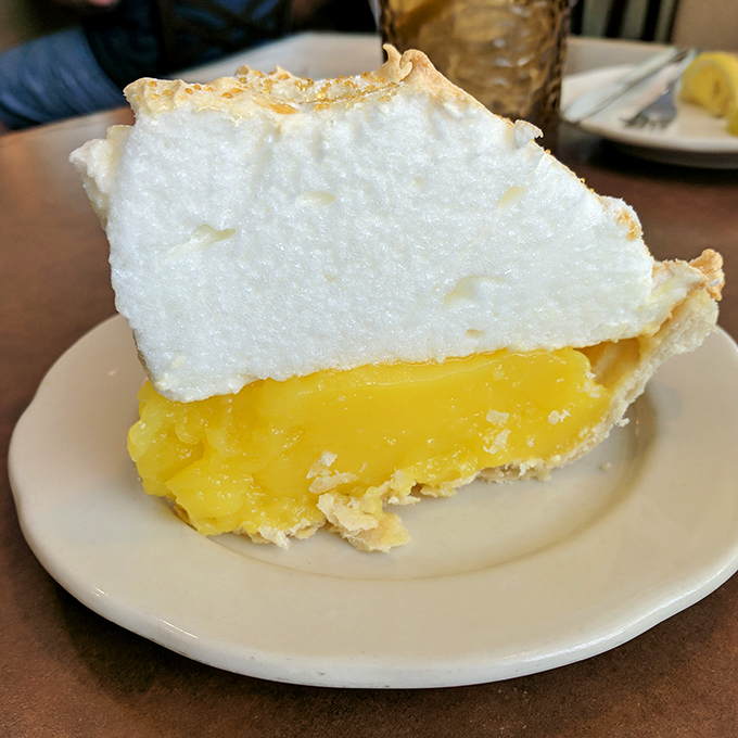 The lemon meringue pie stands tall and proud&mdash;a perfect balance of sweet and tart that would make even your lemon-obsessed aunt weep with joy.