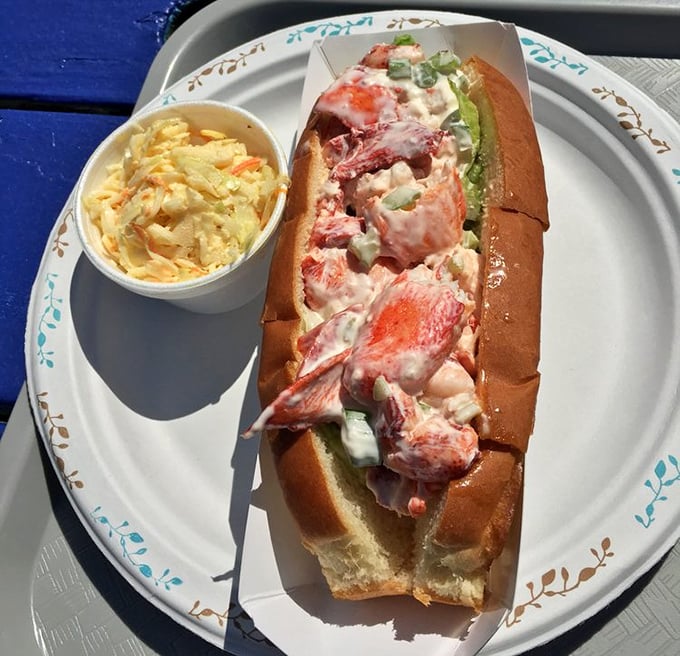 The lobster roll that launched a thousand road trips&mdash;chunks of sweet meat nestled in a perfectly toasted bun like seafood royalty. 