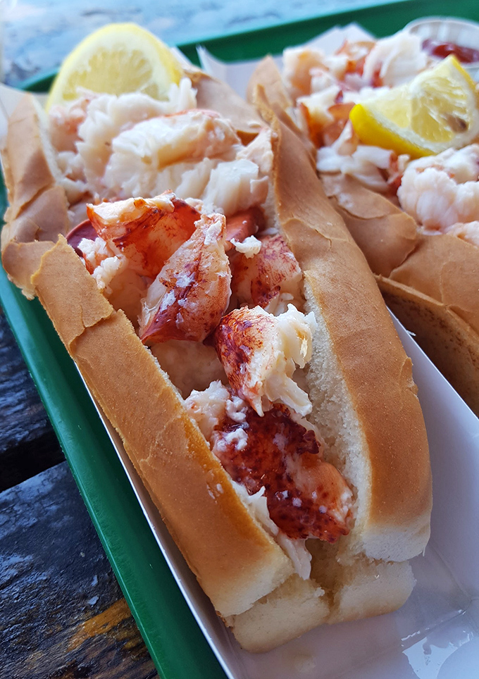 The lobster roll that launched a thousand road trips. Chunks of sweet meat nestled in buttery rolls &ndash; simplicity that borders on poetry.