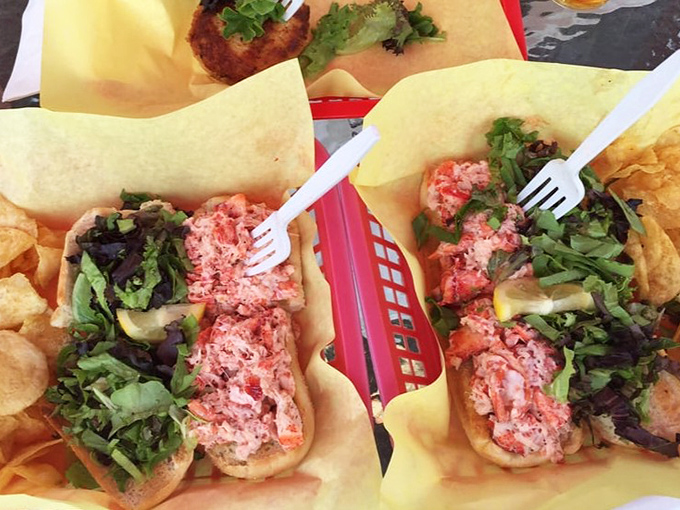 These lobster rolls overflow with sweet Maine lobster meat, proving good things come in toasted packages.
