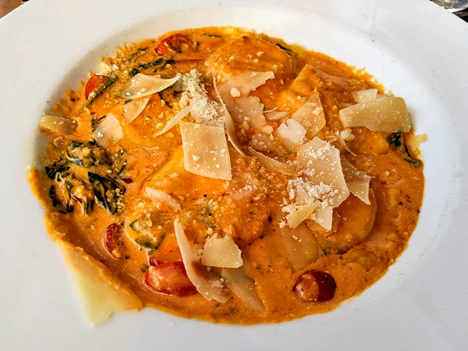 This creamy lobster ravioli dish doesn't just satisfy hunger&mdash;it creates memories. The kind you'll randomly think about during boring meetings for years to come.