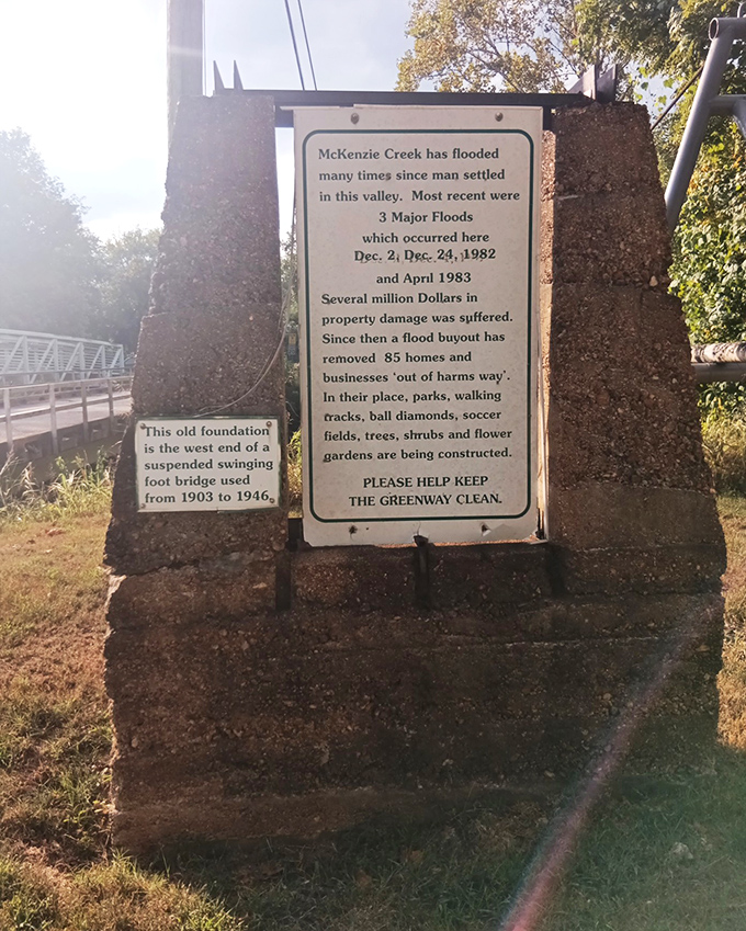 History stands etched in stone, reminding visitors that nature's power shaped not just the landscape but the community's resilience.