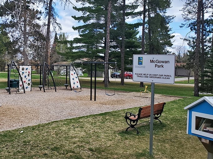 McGowan Park offers that perfect blend of recreation and tranquility&mdash;where grandparents can watch youngsters climb while contemplating life's simpler pleasures.