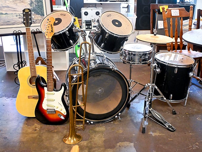 From acoustic strummers to electric shredders, this musical corner could launch your rock star dreams for pennies on the dollar.