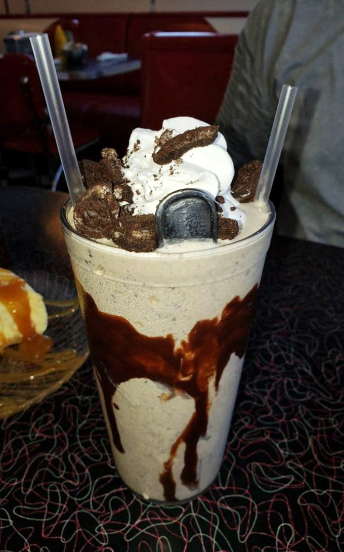 An Oreo milkshake this decadent should probably require parental supervision, regardless of your actual age.