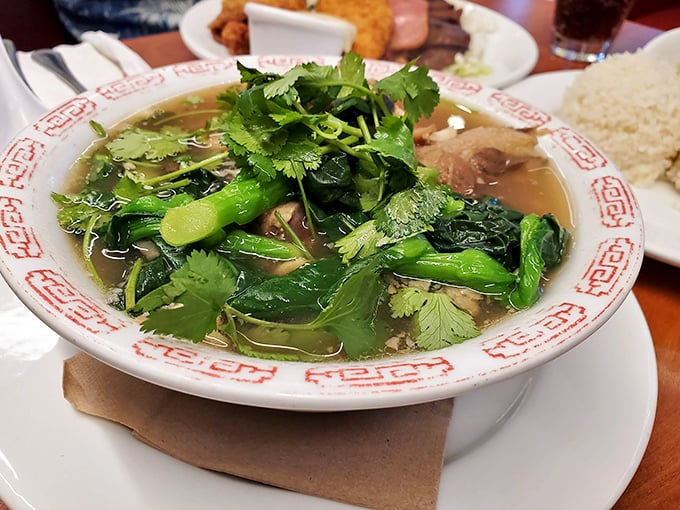This oxtail soup isn't just a meal; it's a warm hug in a bowl, complete with cilantro confetti.