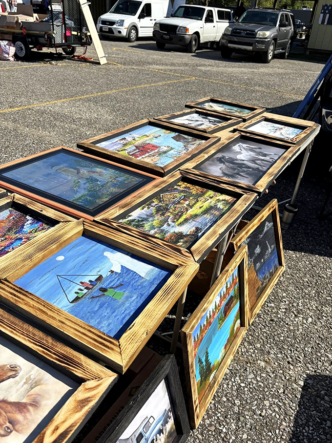 Local landscapes and artistic visions find new homes through these framed treasures&mdash;yesterday's paintings becoming tomorrow's family heirlooms.