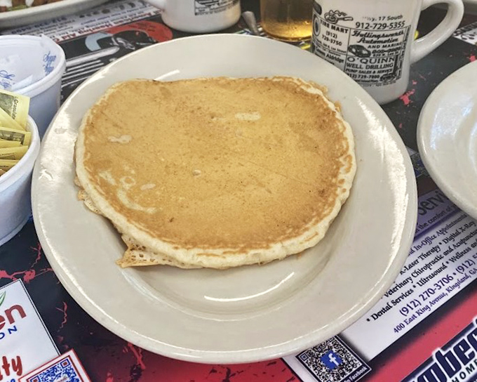 This pancake isn't trying to impress Instagram&mdash;it's trying to impress your taste buds. Simple, golden, and probably better than your grandmother's (sorry, Nana).