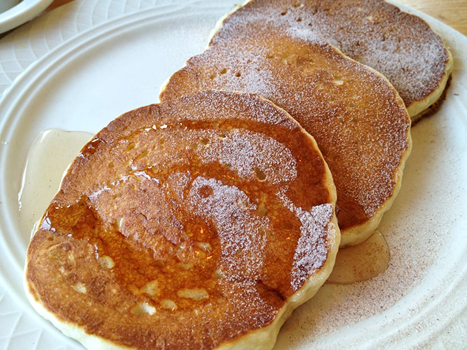 Golden pancakes with the perfect crisp edge and pillowy center &ndash; the breakfast equivalent of finding the perfect mattress after a long day.