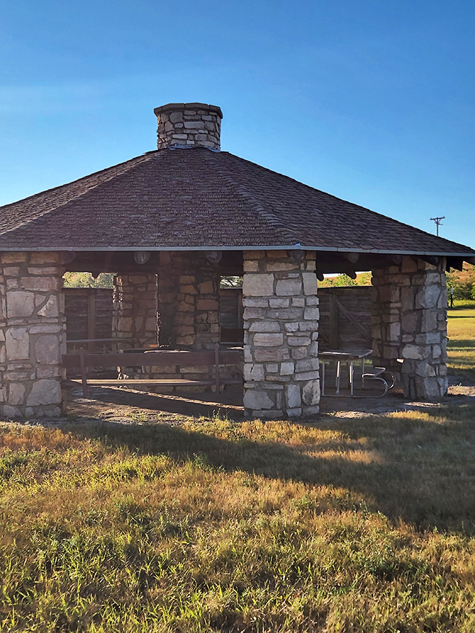 This rustic stone pavilion isn't just shelter from the elements&mdash;it's a front-row seat to some of the most spectacular views in South Dakota.