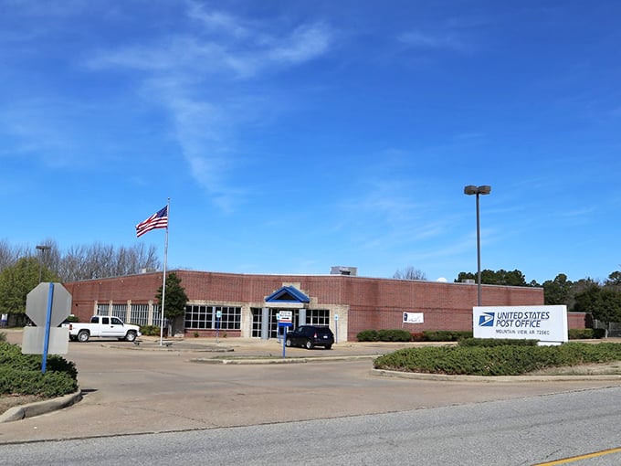 The post office&mdash;where locals still exchange actual conversations while mailing actual letters. Remember those?