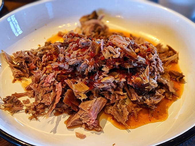 Eastern Carolina pulled pork that doesn't just fall apart&mdash;it practically introduces itself to your taste buds with a handshake and a howdy.