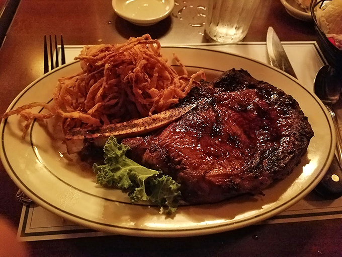 That char on the ribeye isn't just a crust &ndash; it's a work of art that would make any grill master weep.