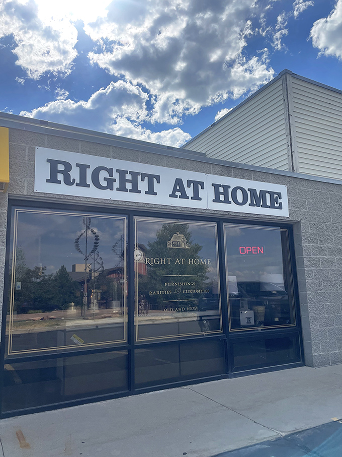 Right At Home offers treasure hunting for the budget-conscious, where vintage finds and mountain-inspired d&eacute;cor await those with patience and a good eye.