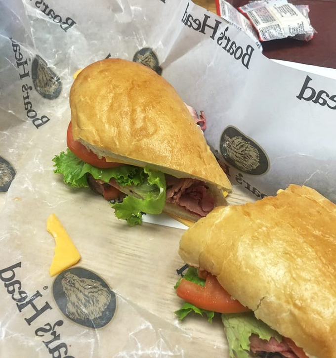 This sandwich isn't just lunch&mdash;it's architecture. The bread-to-filling ratio would make Frank Lloyd Wright weep with joy.