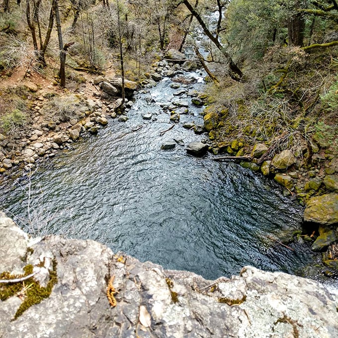 Where river meets rock in a geological handshake that's been happening for millennia. Nature's version of a five-star spa awaits.