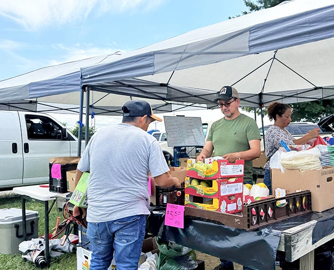The art of the deal in action &ndash; that moment when seller meets buyer and the ancient dance of commerce continues its timeless rhythm.