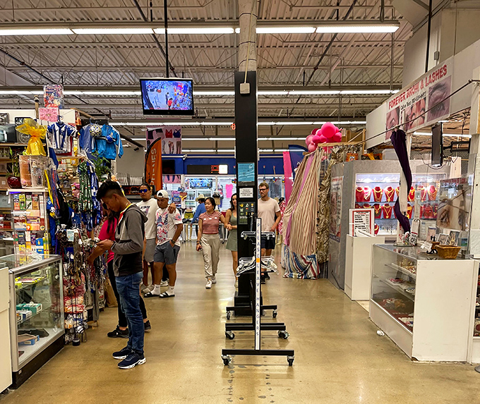 The thrill of the hunt brings shoppers from all walks of life. Everyone's searching for that perfect something they didn't know they needed.