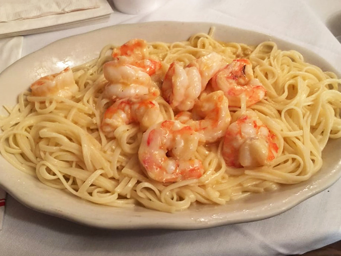 Shrimp scampi so buttery and garlicky you'll want to bottle the aroma and wear it as cologne. Pure seafood poetry.
