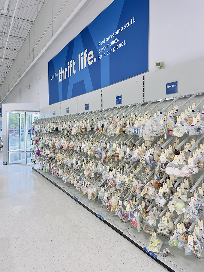 "Live the thrift life" isn't just a slogan&mdash;it's a philosophy. Each bagged treasure represents someone's past becoming another's future find.