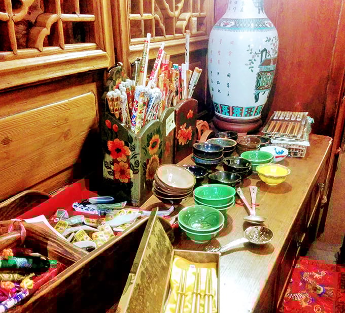 Tiny treasures with massive character&mdash;jade chopstick rests, hand-painted bowls, and delicate vessels that make modern kitchenware look like it's trying too hard.