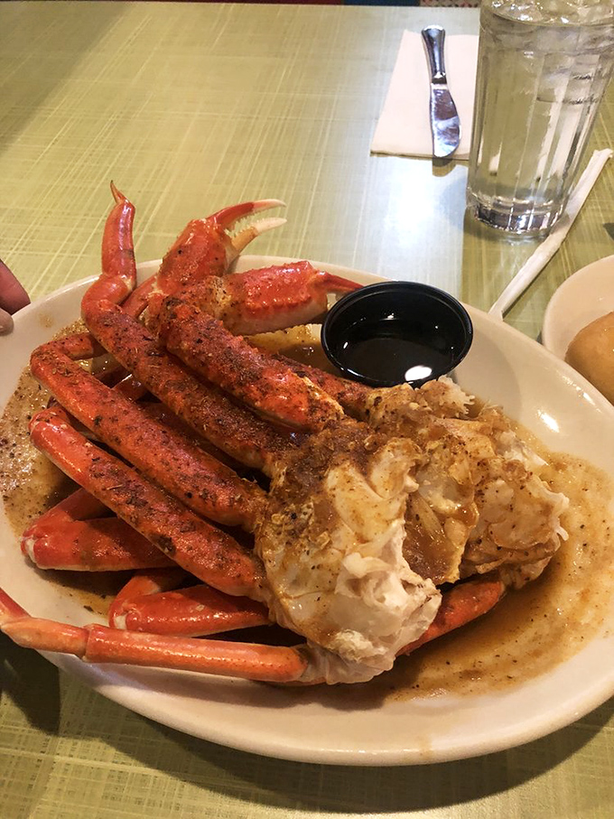 Snow crab legs so perfectly seasoned, you'll forget your table manners and start negotiating with your dining companions for "just one more."