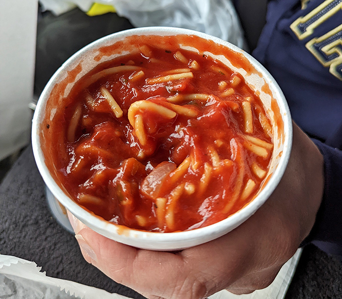 Homemade spaghetti that would make Italian grandmothers nod in approval&mdash;a surprisingly perfect companion to Nashville's famous fried fish.