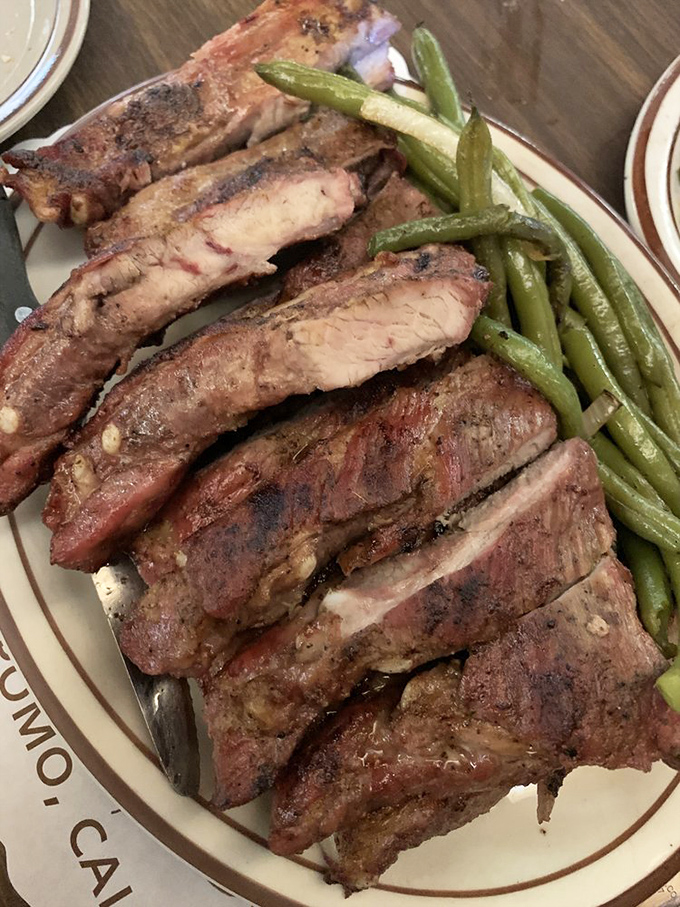 Ribs that don't need a fancy introduction&mdash;they speak for themselves. That smoke ring is the equivalent of a Michelin star in Santa Maria-style barbecue circles.