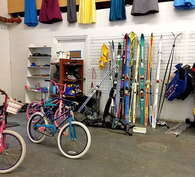 New Hampshire's outdoor playground awaits! From colorful kids' bikes to vintage skis that have seen many a mountain, your next adventure gear is here at yesterday's prices.