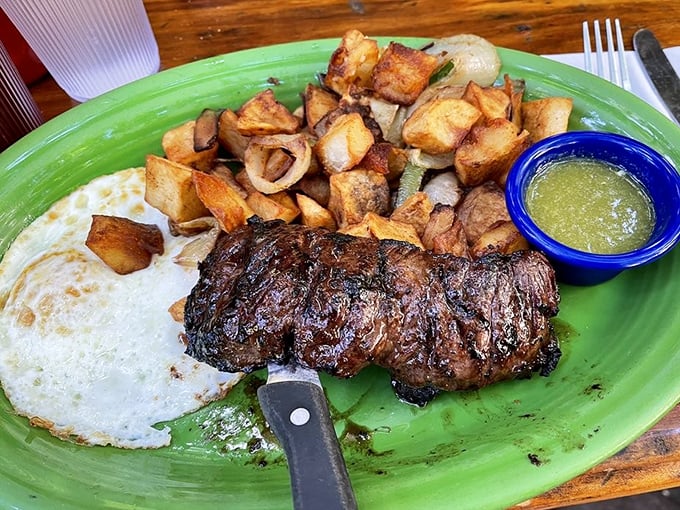 This Thai Steak and Eggs doesn't just break the breakfast rules&mdash;it rewrites them with ginger, garlic, and a side of culinary wanderlust.