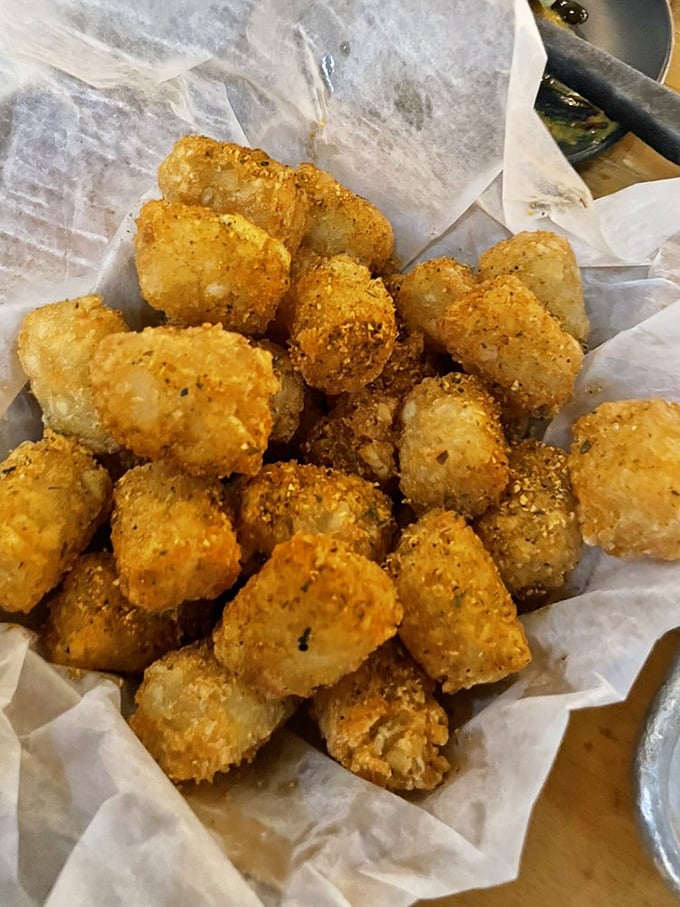Golden-brown tater tots that crunch like your favorite vinyl record&mdash;crispy on the outside, pillowy within, and utterly impossible to stop eating.