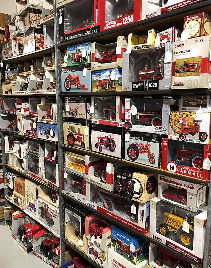 Iowa's farming heritage on display in miniature. For some collectors, these toy tractors plow fields of memory more precious than any real acreage.
