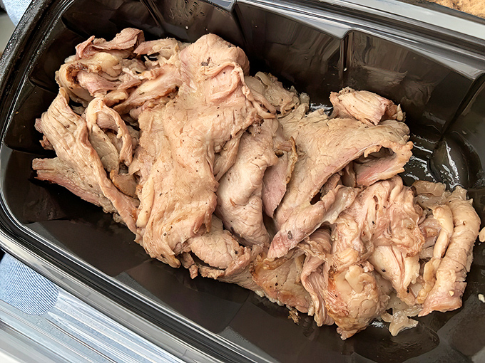 Tri-tip that looks like it's been kissed by smoke gods &ndash; these slices are the California barbecue equivalent of finding a unicorn.