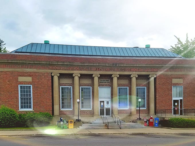 This isn't just a post office; it's a community hub where you'll learn more town news in five minutes than scrolling social media all day.