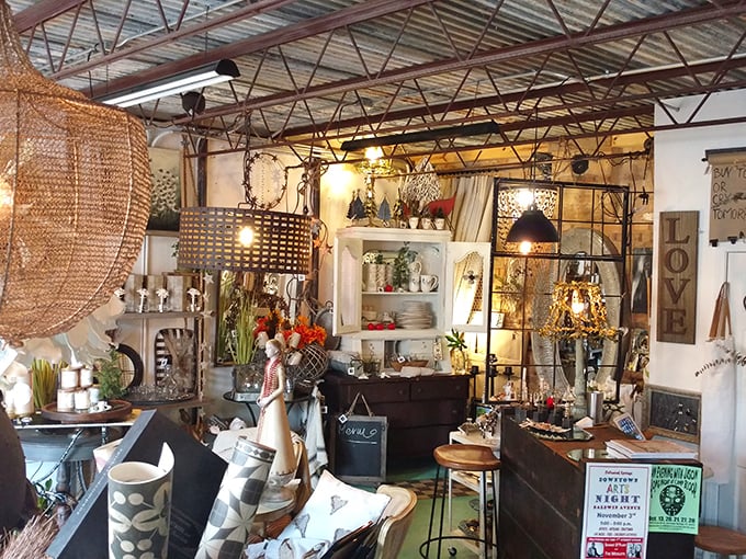 Vault 46 gift shop displays treasures that would make any HGTV host weak in the knees.