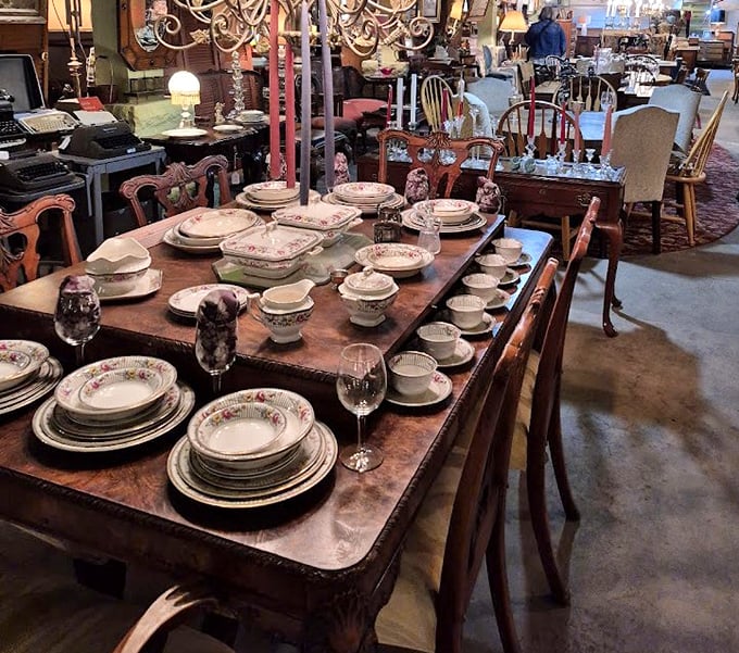 Dinner is served&mdash;from another century! This floral china collection could host a Downton Abbey feast or your next ironic hipster brunch.