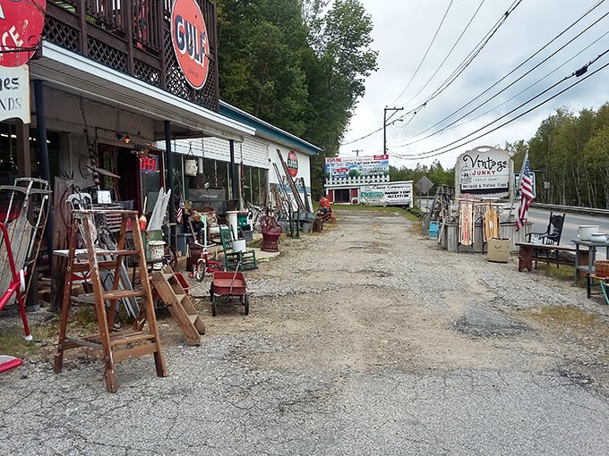 Vintage treasures spill onto Berlin sidewalks where one person's castoffs become another's affordable retirement home decor.
