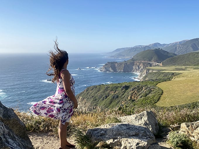 When the wind catches your dress just right, you've officially joined the ranks of those who've experienced Big Sur's natural hair styling services.