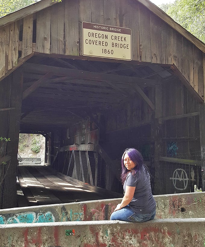 That purple-haired visitor knows the secret &ndash; sometimes the best selfie spots are the ones nobody posts about.