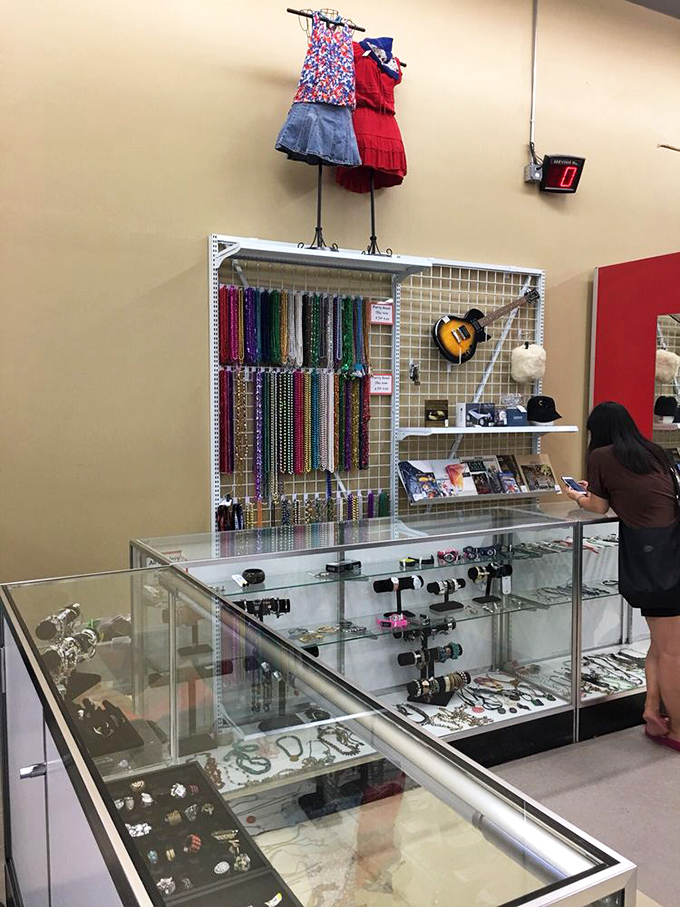 The jewelry counter sparkles with possibility&mdash;one shopper's discarded accessories becoming another's statement piece at a fraction of retail prices. 